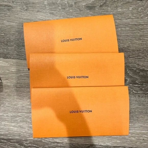 Louis Vuitton | Other | Authentic Louis Vuitton Orange Receipt ...